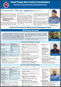 Commissioner’s Intentions | Royal Papua New Guinea Constabulary