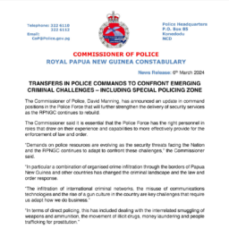 News | Royal Papua New Guinea Constabulary